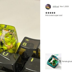 Female Ghost Keycap, Halloween Keycaps, Ghost Keycap, Horror Keycaps ...