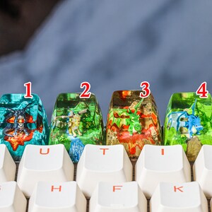 Fire Dragon Custom Keycaps, Dragon Keycap, Anime Keycaps, Custom Keycap ...