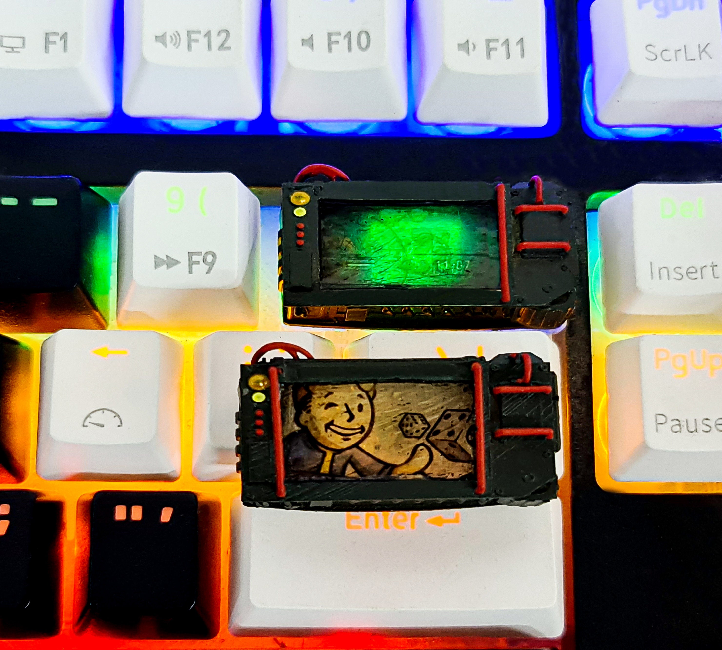 Pip Boy Keycap Fallout Pip Boy Keycap Custom Keycap Artisan - Etsy