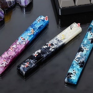 Koi Fish Spacebar, Custom Spacebar, Custom Koi Resin Handmade Keycap ...