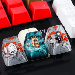 Halloween Artisan Keycap ,halloween Keycap, Horror Keycap, Skull Keycap ...