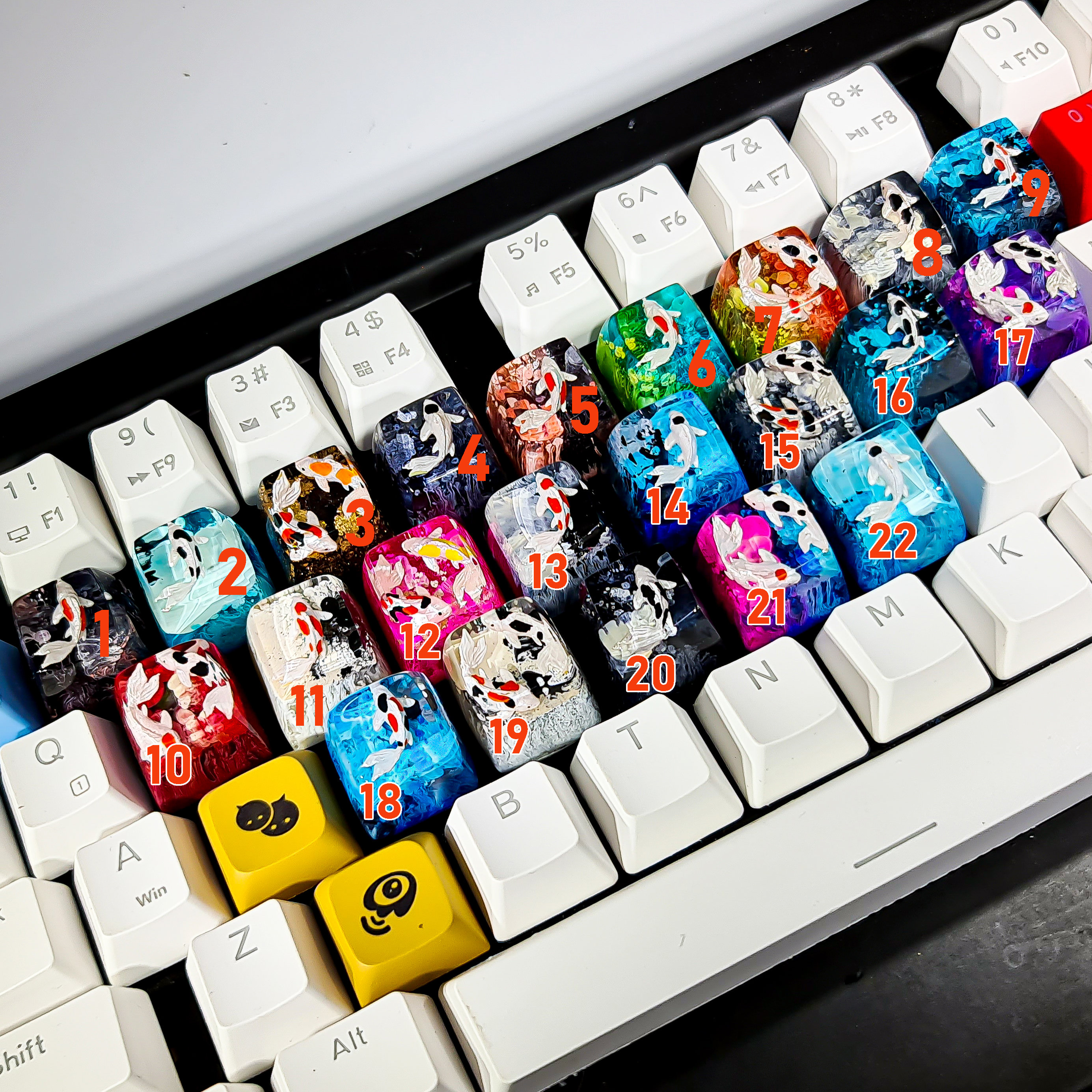 Koi Keycap Koi Fish Keycap Custom Keycap Artisan Keycap - Etsy Hong Kong