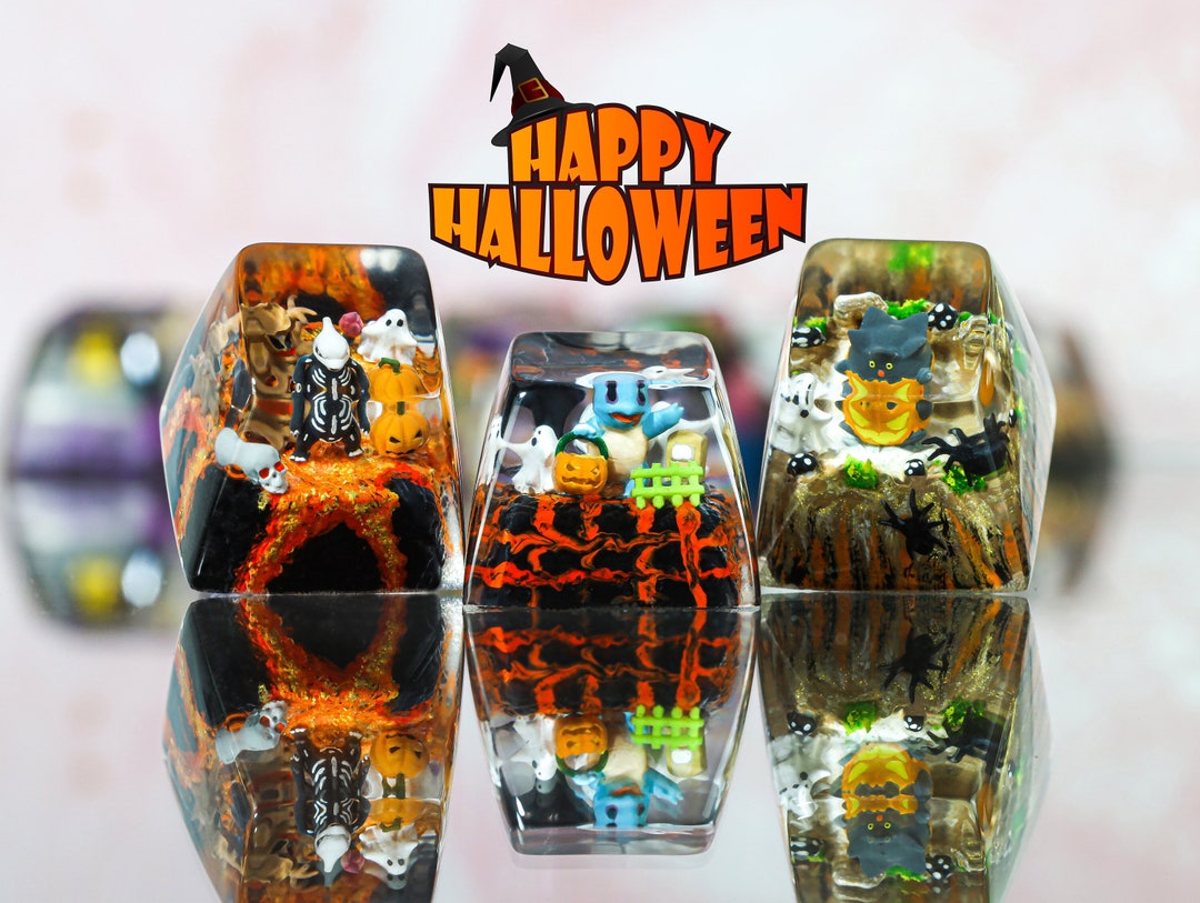 Halloween Keycap, Halloween Anime Keycaps, Ghost Keycap, Horror Keycaps ...