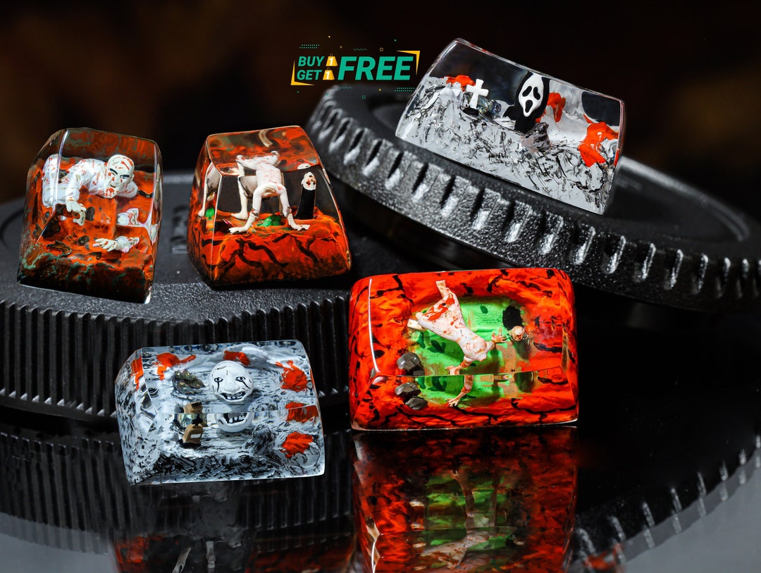 Halloween Keycap Ghost Keycap Pumpkin Keycaps Custom - Etsy