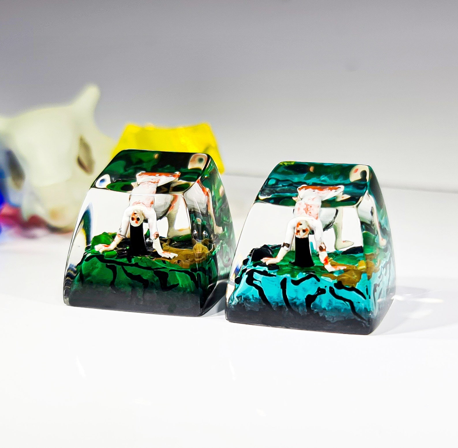 Female Ghost Keycap Halloween Keycaps Ghost Keycap Horror - Etsy