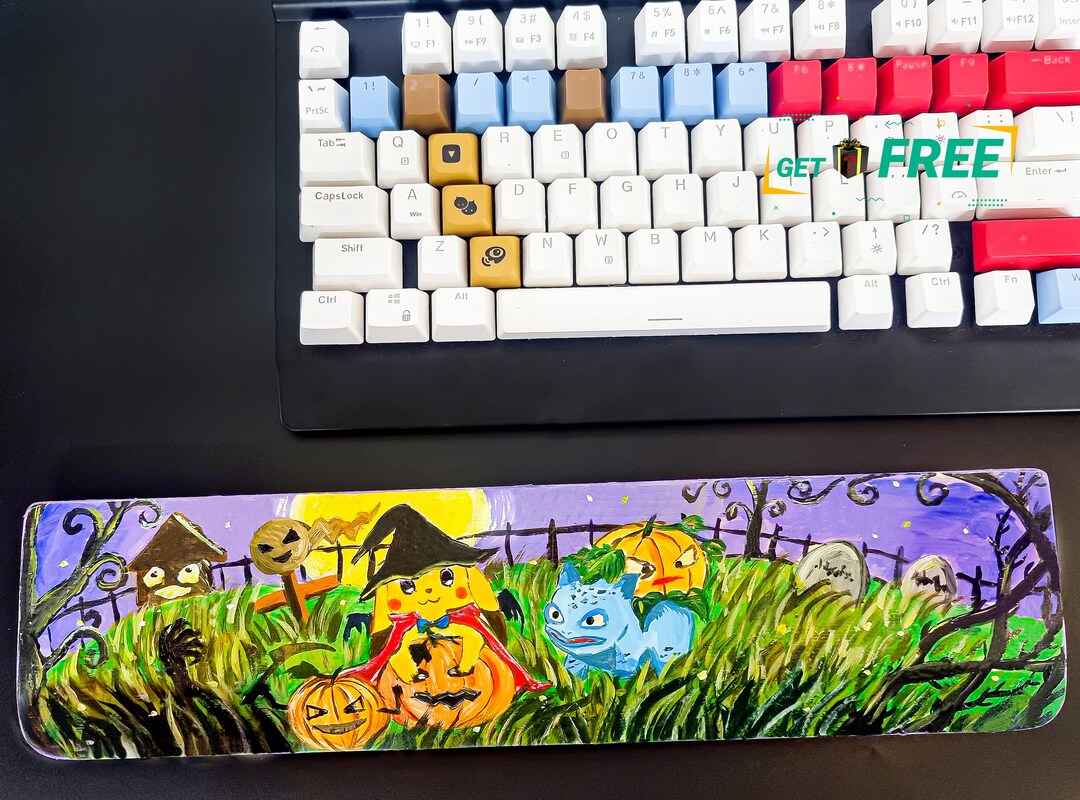 Pokemon Wrist Rest, Pikachu Wrist Rest, Halloween Wrist Rest, Pumpkin ...