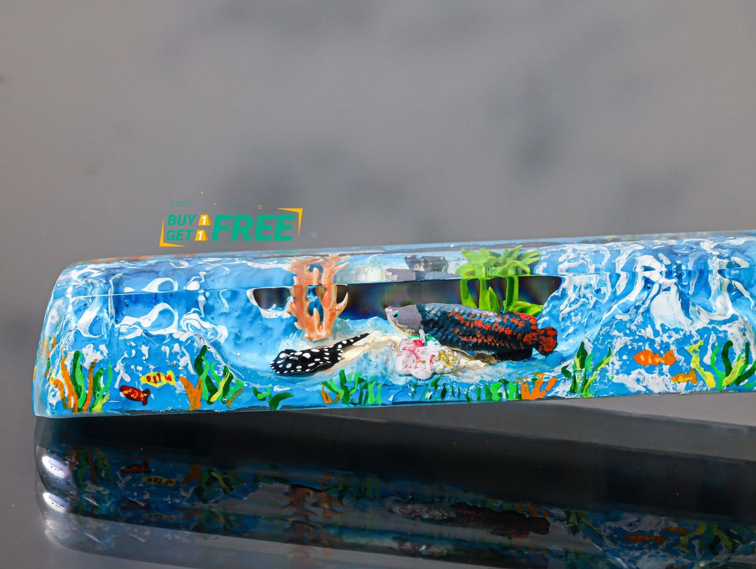 Fish Spacebar, Ray Fish Spacebar, Custom Spacebar, Custom Keycap ...