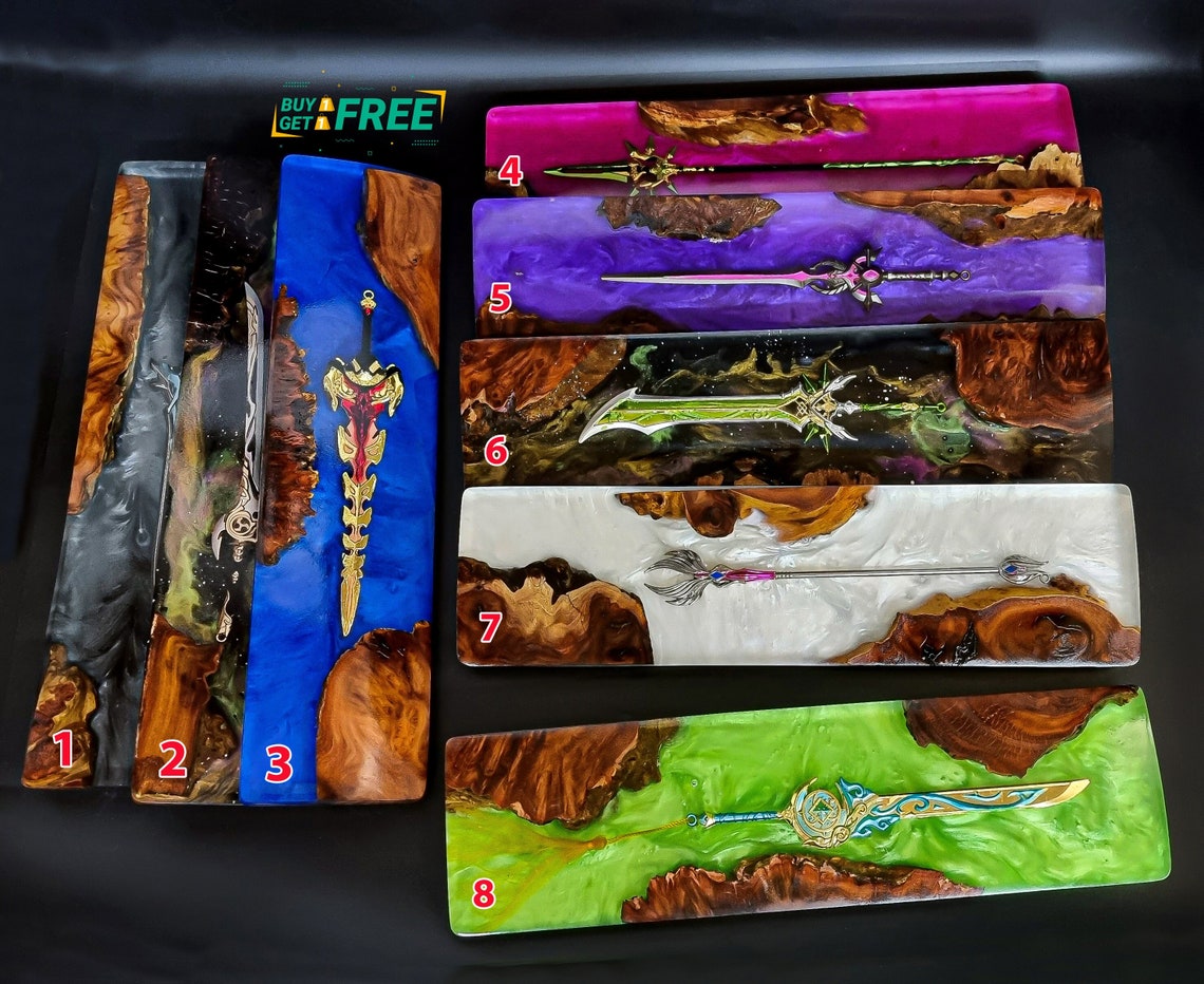 Genshin Sword Wrist Rest V3 Sword Wrist Rest Custom Wrist - Etsy