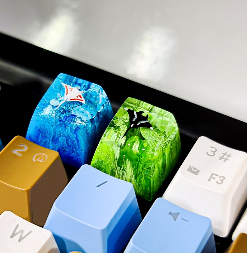 Ray Fish Keycap, Ray Keycaps, SA Profile Keycap, Custom Keycap, Artisan ...