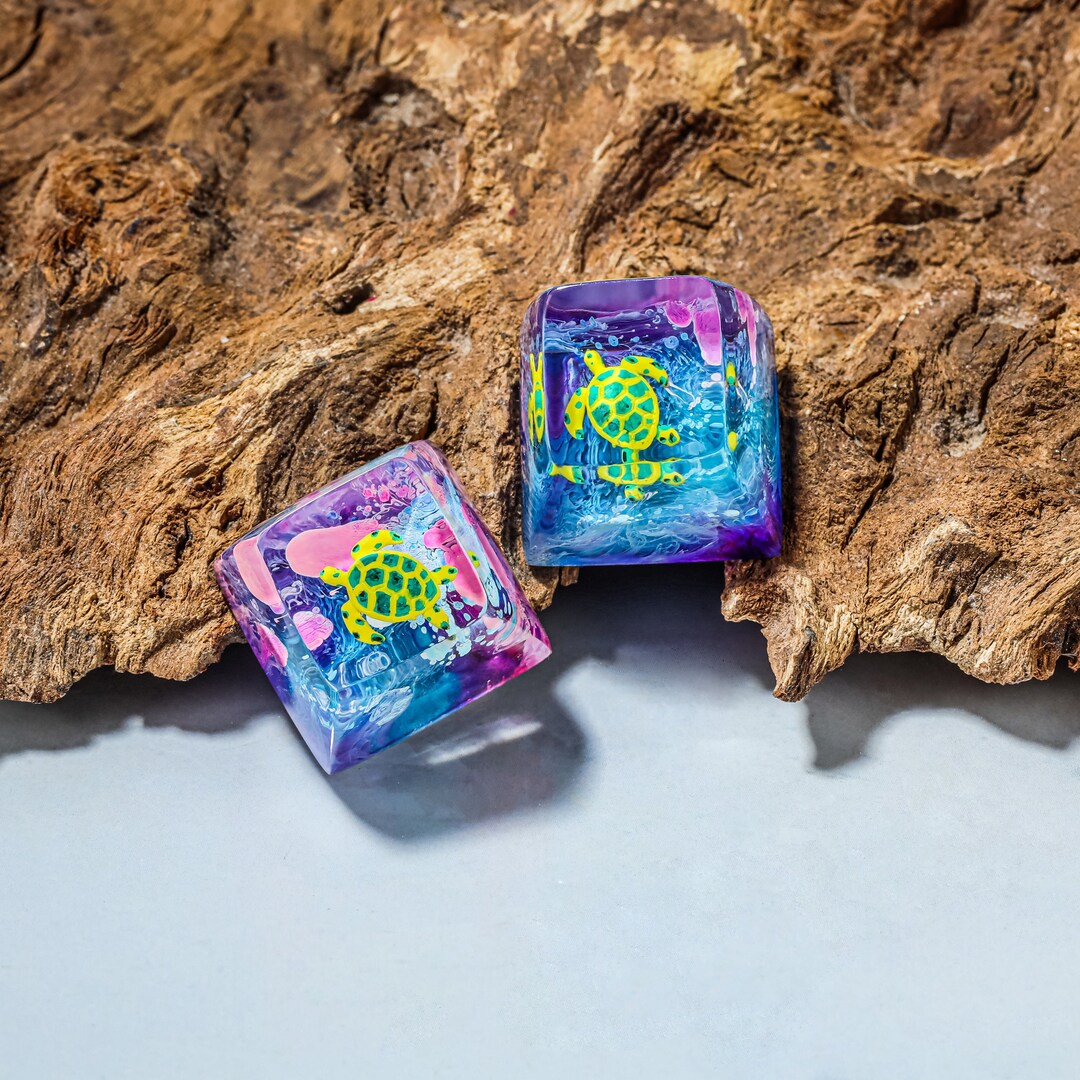 Turtle SA Profile Keycap, Handmade Artisan Keycap, Custom Keycap ...