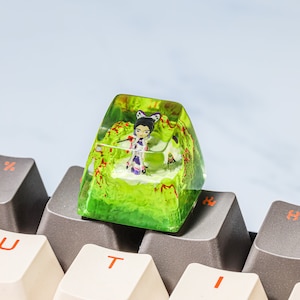 Anime Keycap, Artisan Keycap, Custom Anime Keycap, Custom Resin Keycap ...