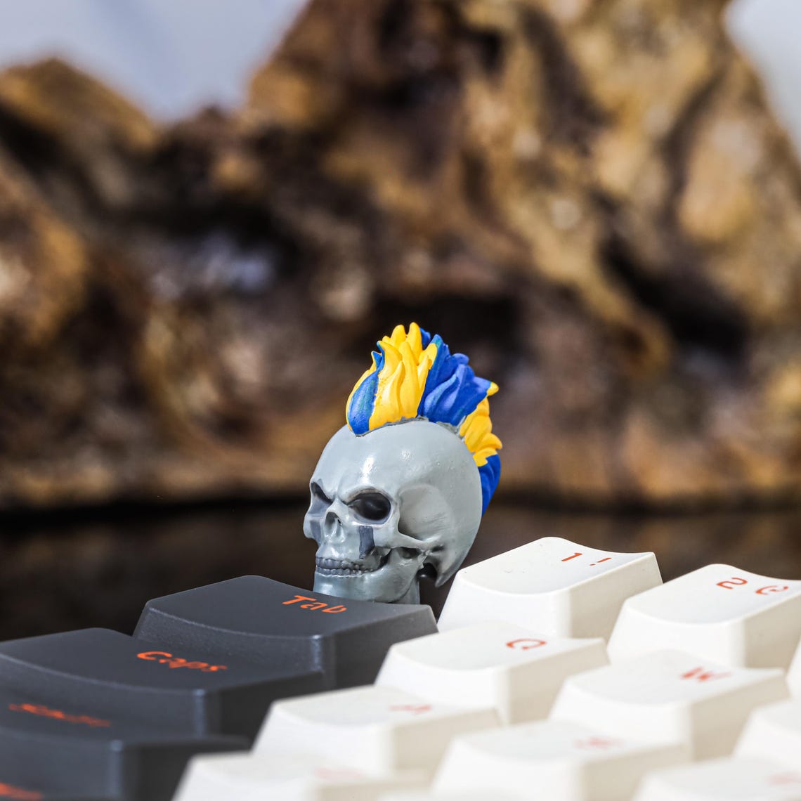 Skull Keycap, Halloween Keycap, Skullcap Keycap for Mechanical Keyboard ...
