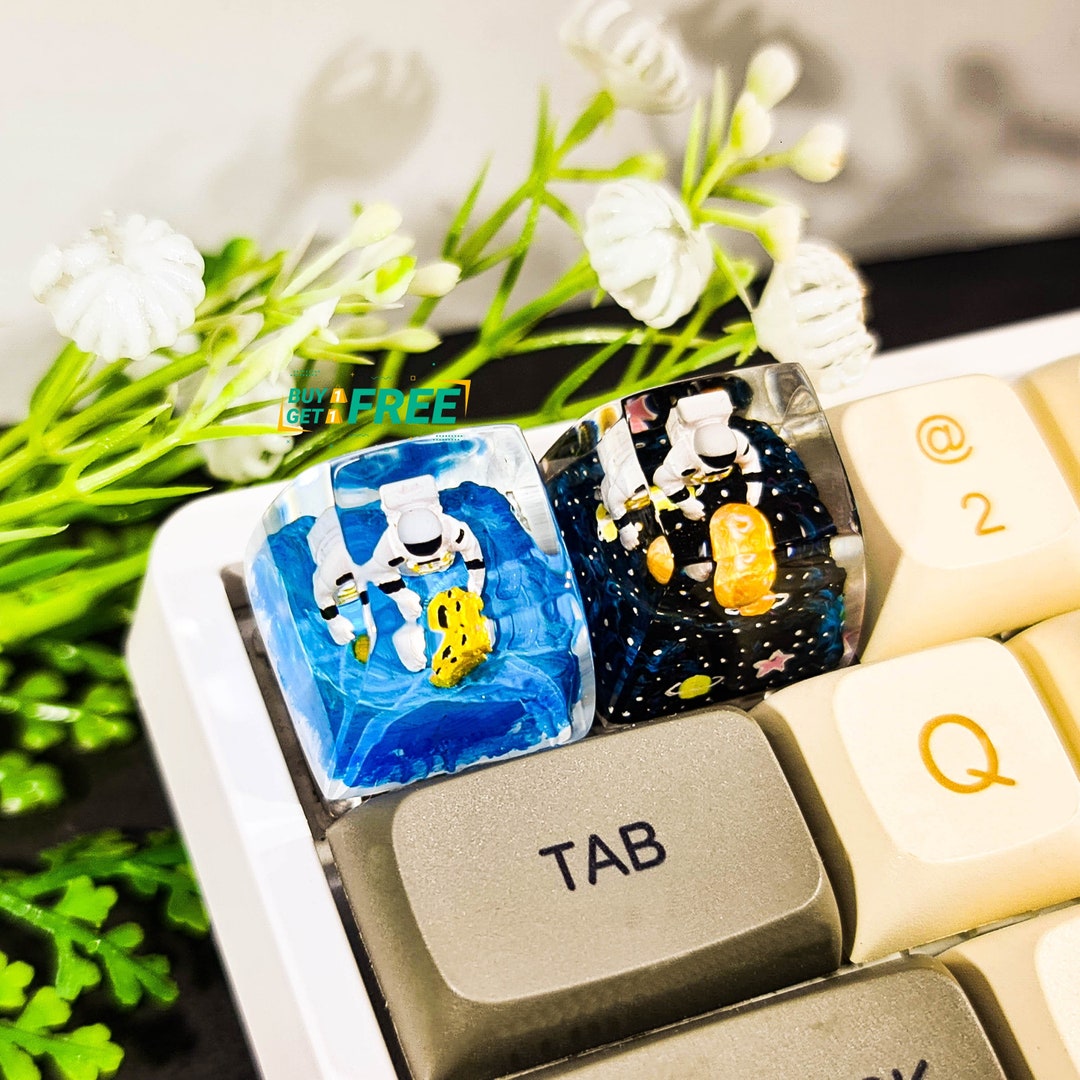Astronaut and Mars Keycap, Astronaut Keycap, Galaxy Keycap, SA Profile ...