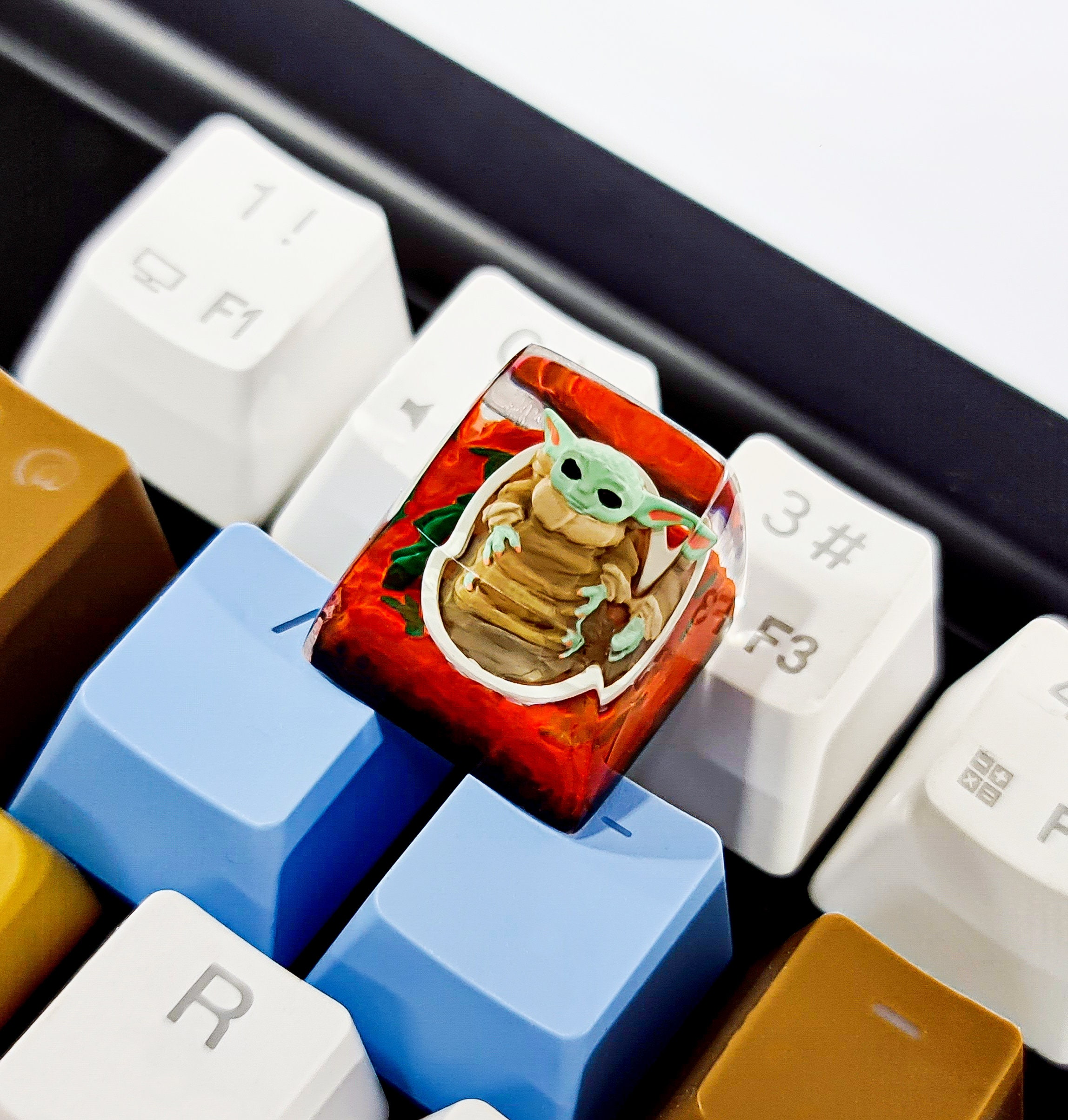 Baby Yoda Keycap Halloween Keycaps Horror Keycaps SA - Etsy