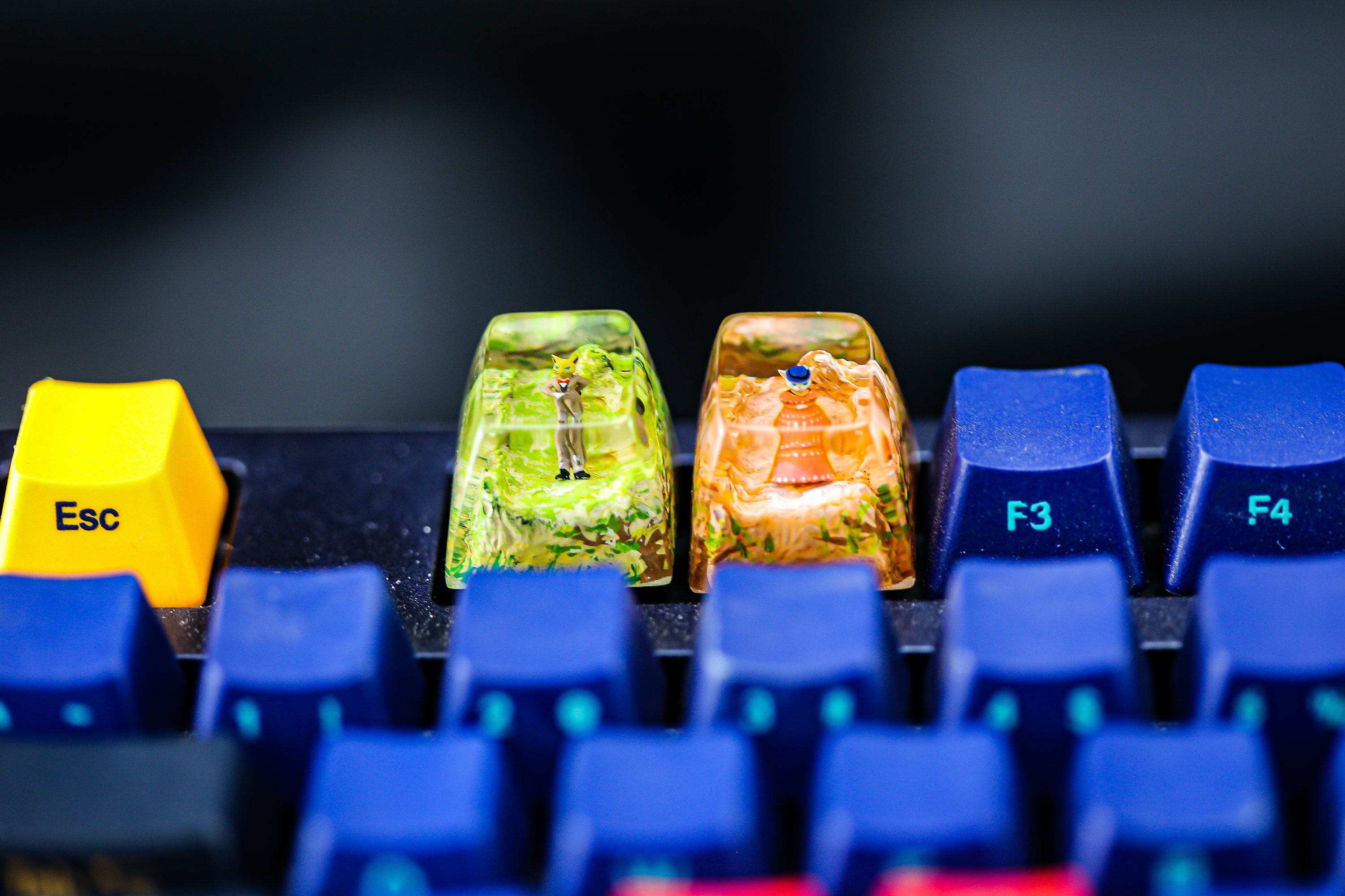 Custom Keycap, Artisan Keycap, Cat Keycap, Custom Spacebar Keycap ...