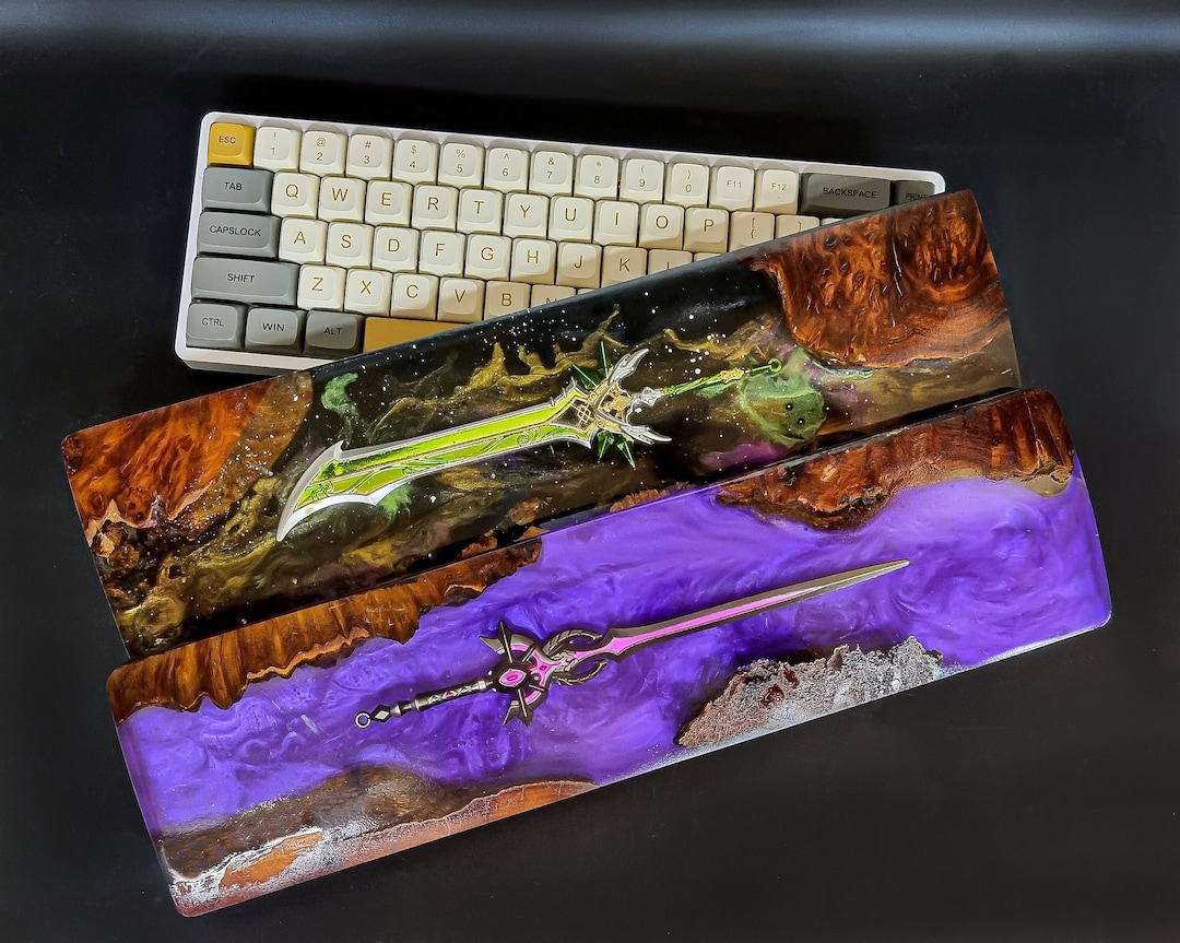 Genshin Sword Wrist Rest V3, Sword Wrist Rest, Custom Wrist Rest, Resin ...