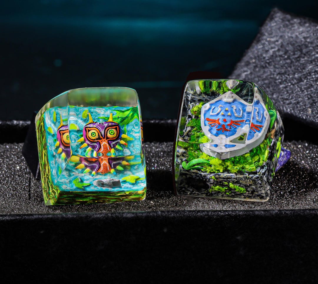 Master Sword and Shield Keycap, Legend of Z Resin Keycap, Gaming Keycap ...