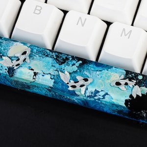 Blue Koi Spacebar, Koi Fish Resin OEM SA Profile Key Cap, Koi Fish ...