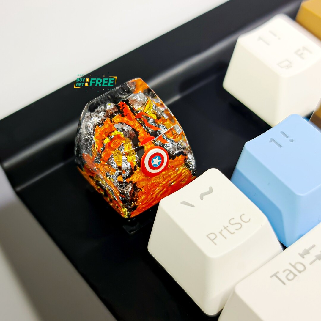 Custom Anime Artisan Keycap, ESC Resin Keycap, Anime Spacebar Resin ...