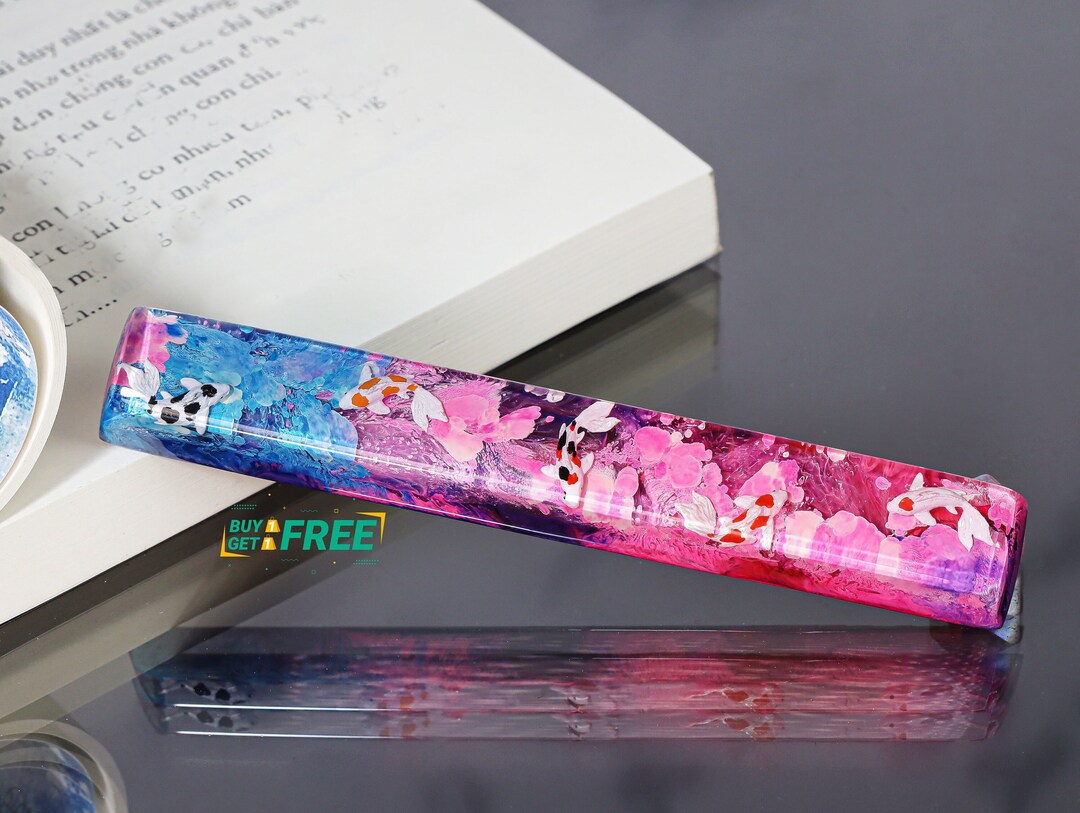 Blue Pink Koi Spacebar, Koi Fish Resin OEM SA Profile Key Cap, for ...