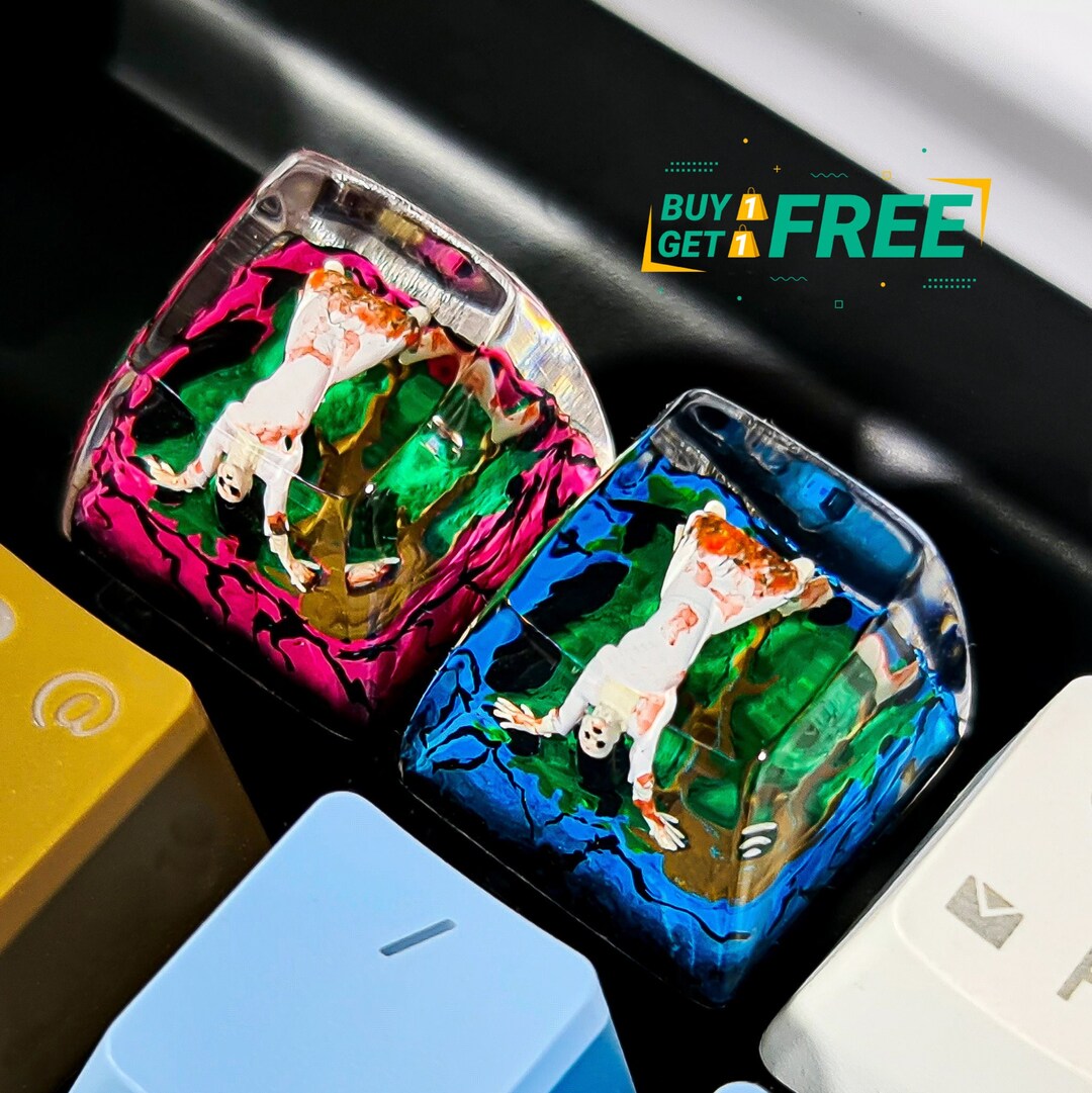 Female Ghost Keycap, Halloween Keycaps, Ghost Keycap, Horror Keycaps ...