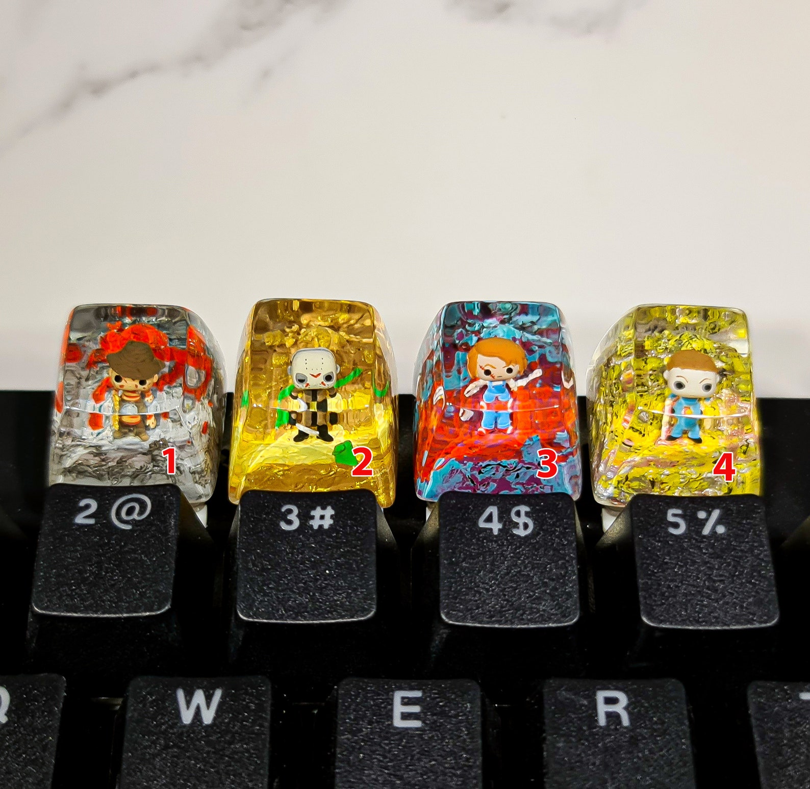 Halloween Keycaps Horror Keycap Ghost Keycap Horror - Etsy