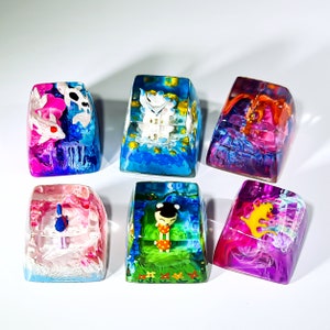 Custom Keycap, Custom Spacebar Keycap, Character Custom Keycap, Artisan ...