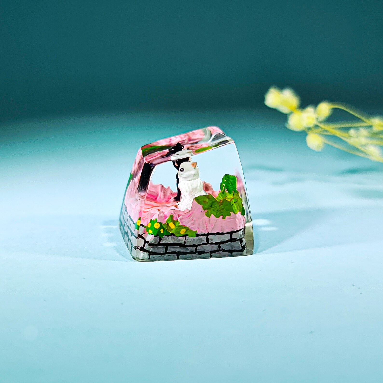 Cat Keycap Custom Keycap Artisan Handmade Keycap Anime - Etsy