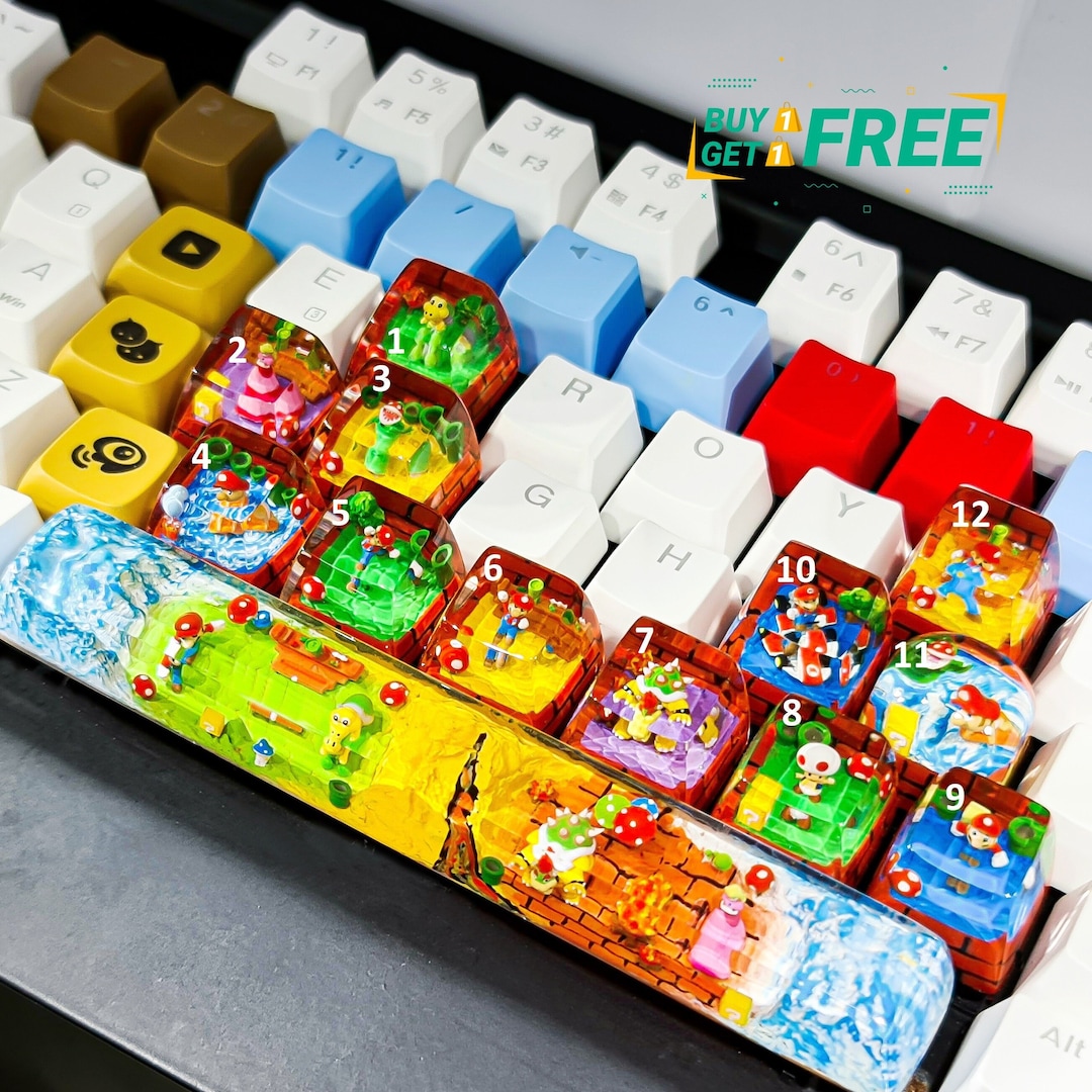Game Keycap, Game Spacebar, Custom Spacebar, Custom Keycap, Resin ...