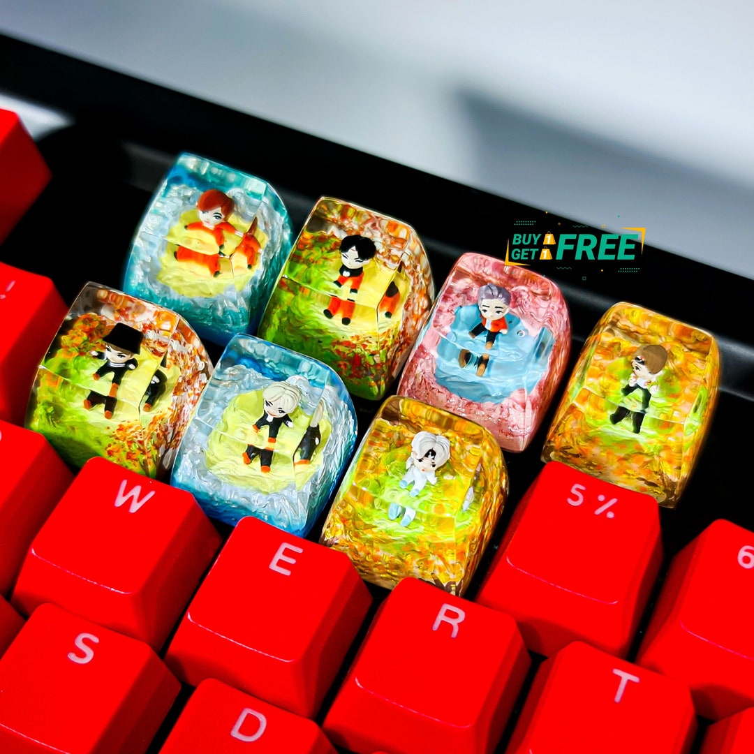 Anime Keycap, Sa Profile Keycap, Custom Keycap, Artisan Keycap, Cherry ...