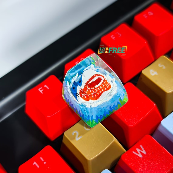 Shark Keycap Shark's Jaw Keycap Custom Keycap SA - Etsy Australia