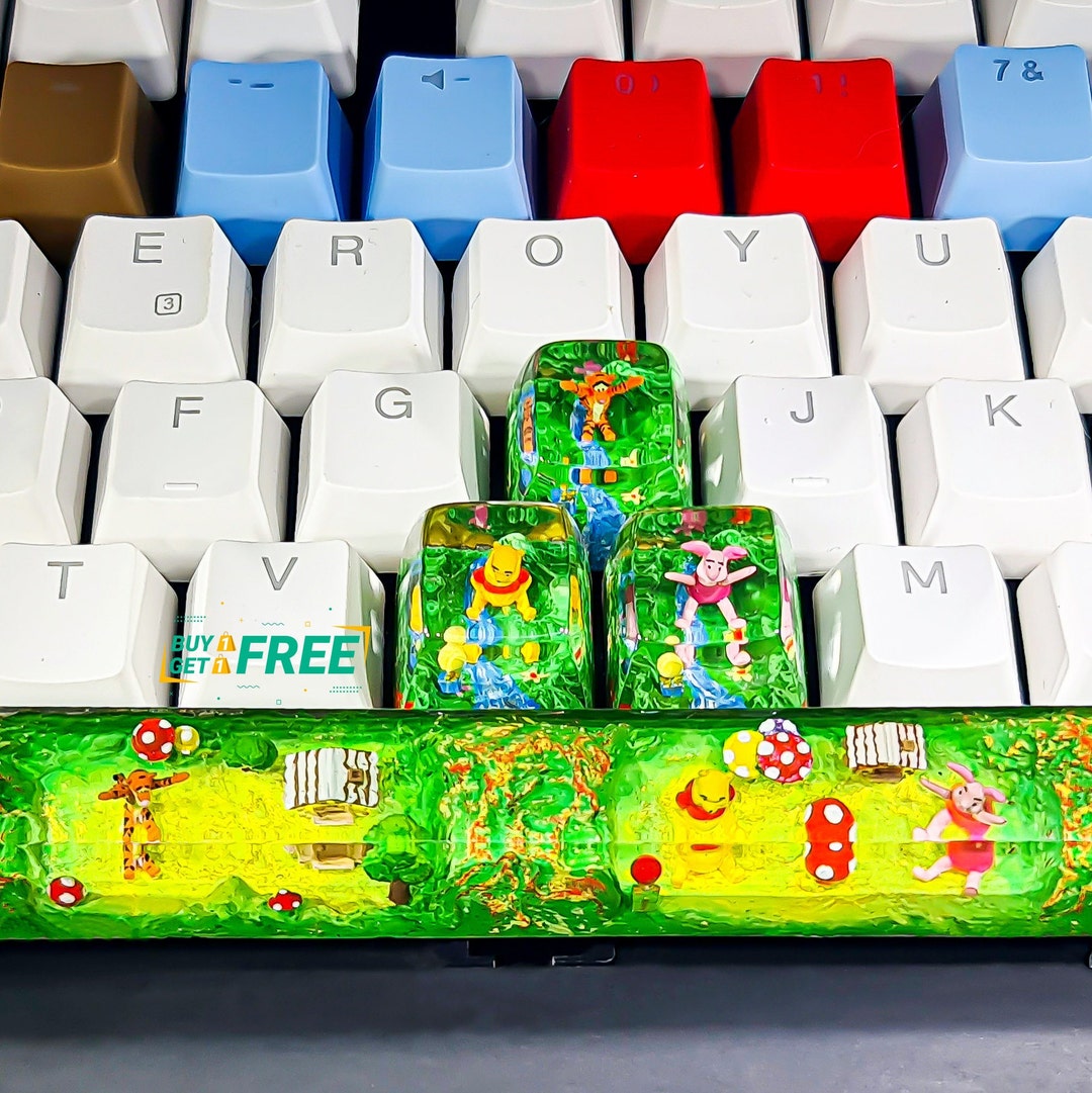 Custom Anime Artisan Keycap, ESC Resin Keycap, Anime Spacebar Resin ...