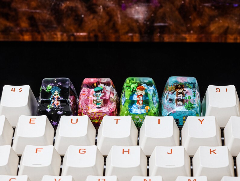 Game Keycap, Anime Artisan Keycaps, Custom Anime Artisan Keycap, Custom ...
