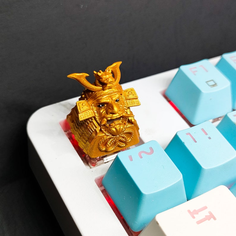 Samurai Keycap Artisan / Handmade Keycap / Samurai Keycap for | Etsy