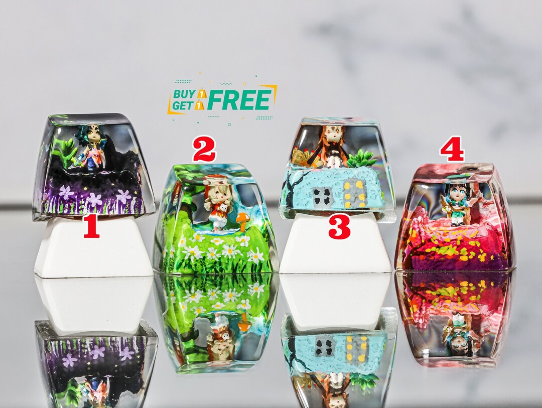 Game Keycap, Anime Artisan Keycaps, Custom Anime Artisan Keycap, Custom ...