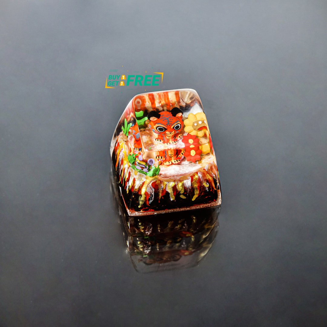 Tiger Keycap, Cute Keycap, Anime Keycap, Custom Keycap, Keycap Gifts ...
