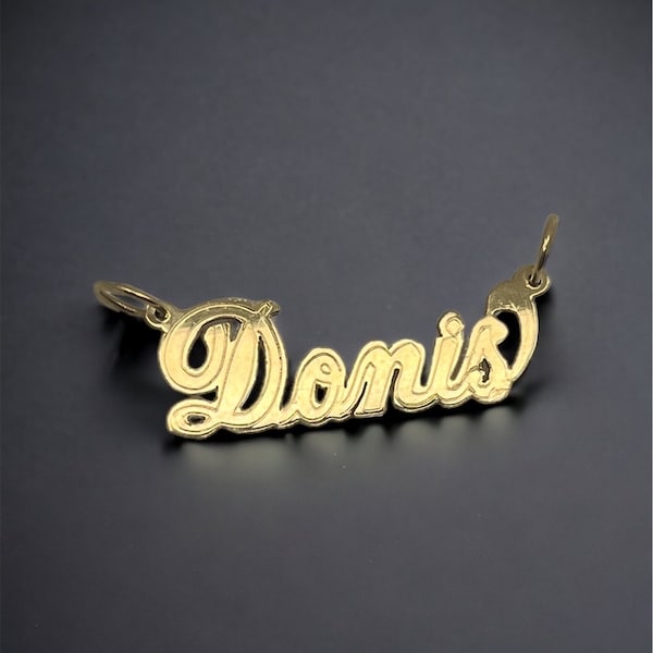 Gold Name Plate - Etsy