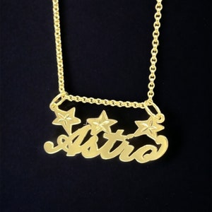 10K, 14K Solid Gold Name Plate Personalized HANDMADE Charm Custom ...