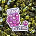 Staph Meeting Magnet - Funny Infectious Disease Joke Gift - Funny ...