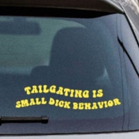 Tailgating Original Bumper Sticker - Etsy