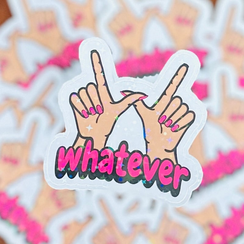 Whatever Sign - Etsy