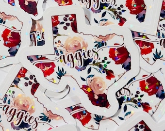 Aggie Ring Maroon Texas A&M University Sticker - Etsy