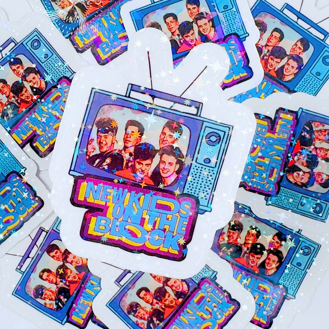 New Kids, Blockhead Sticker, 90s Music, 90s Boy Band Fan Sticker - Etsy