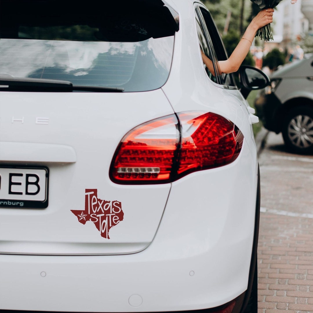 Texas State Bobcat Car Decal, Boko Car Sticker, Texas State Laptop ...