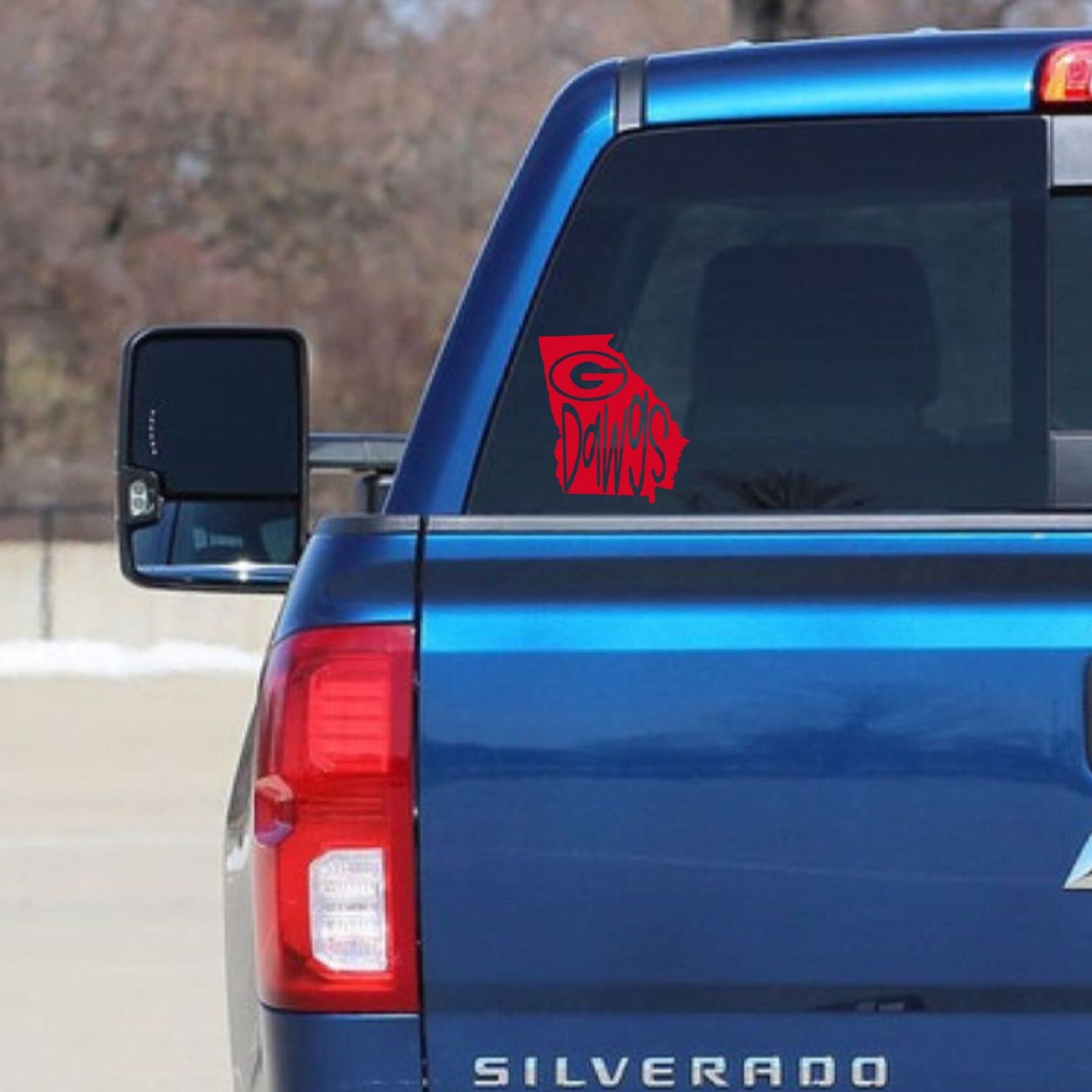 GA Bulldogs Car Decal Georgia Bulldogs Sticker Go Dawgs - Etsy