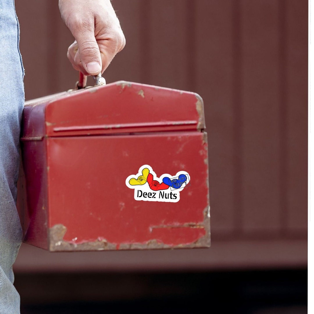 Deez Nuts Vinyl Sticker, Inappropriate Sticker, Funny Adult Sticker - Etsy