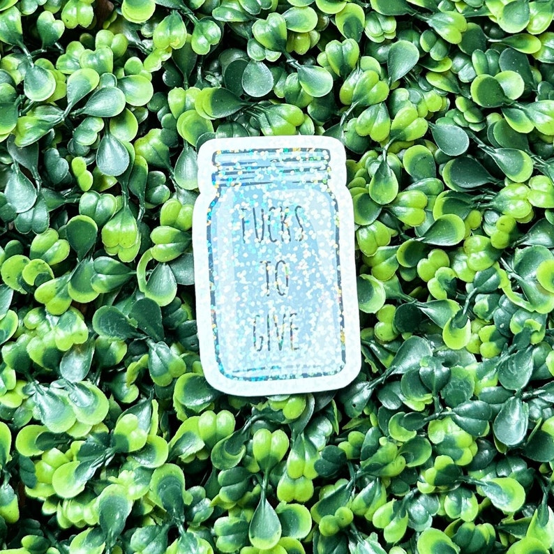 Fcks to Give Sticker, Empty Jar Sticker, Fresh Out Planner Sticker, I ...