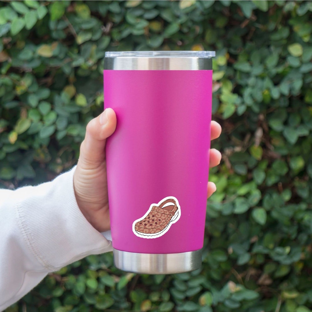 Croc Shoe Sticker, Leopard Print Croc, Rainbow Croc - Etsy