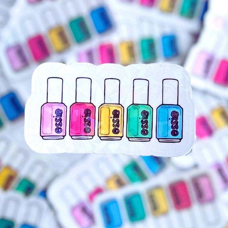 Nail Polish Stickers - Etsy
