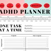 ADHD Priority Daily Planner Priority Printable Adult ADHD Productivity ...
